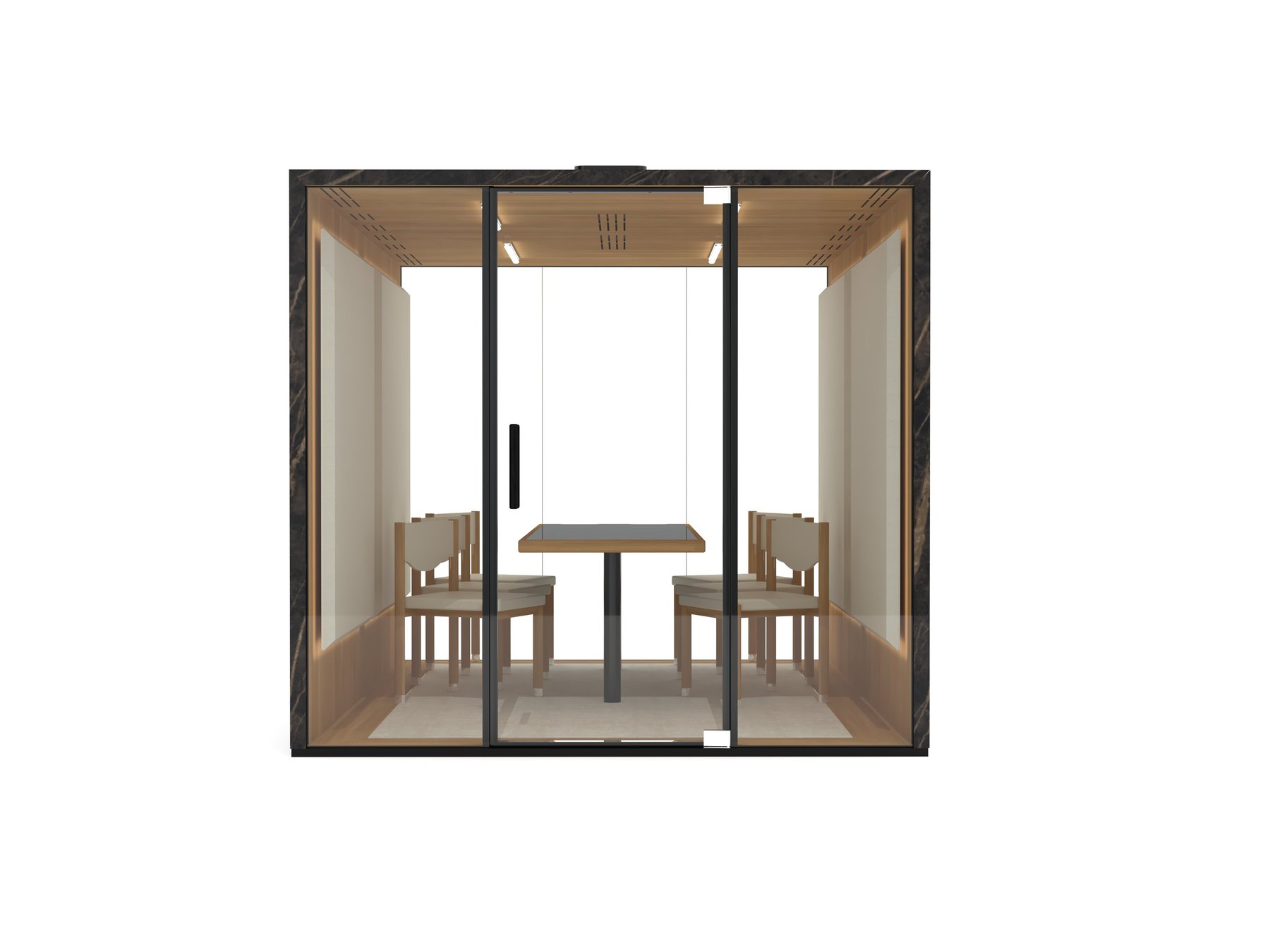Taiga Concept - Modular soundproof workspaces with a Nordic design